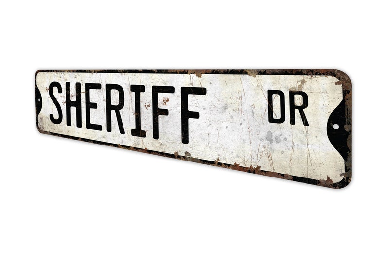 Sheriff Sheriff Sign Sheriff Decor Vintage Style Sign - Etsy