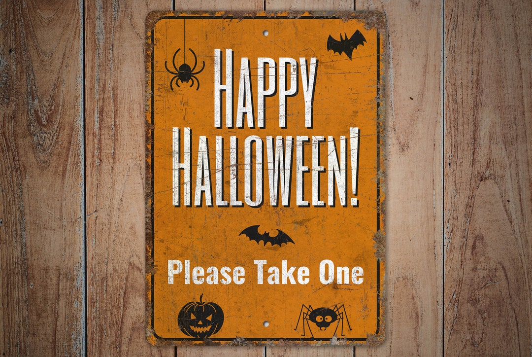 Happy Halloween - Happy Halloween Sign - Halloween Sign - Halloween ...