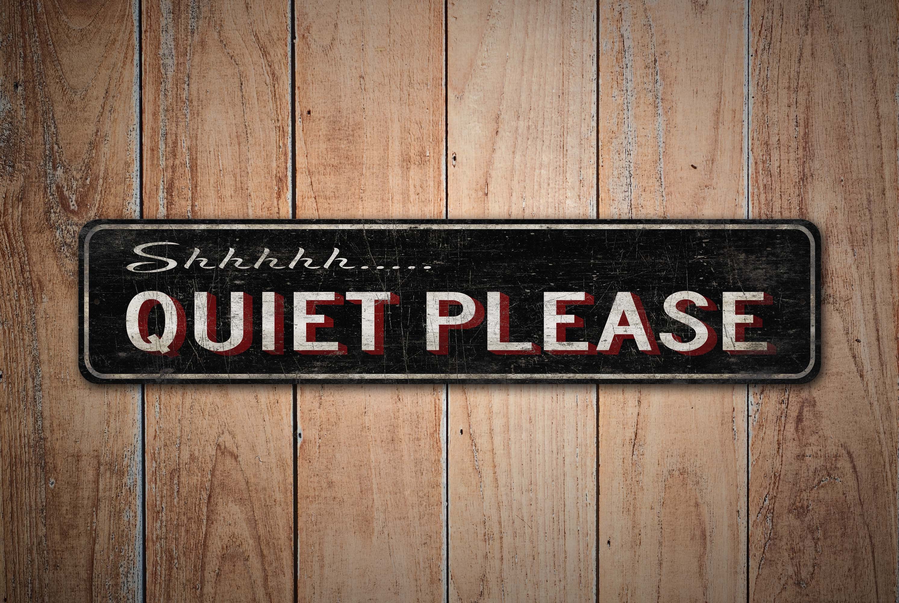 Quiet Please Sign Clip Art