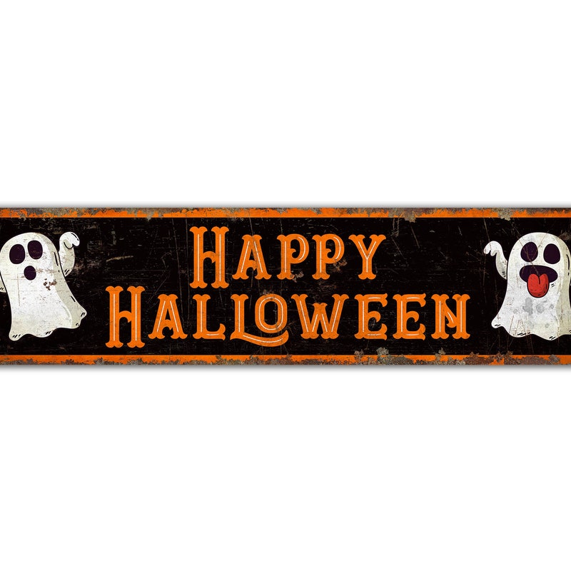 Happy Halloween Sign - Etsy