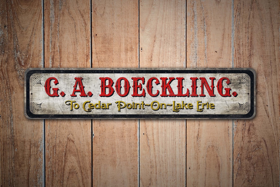 Lake Erie Ferry Boat - Vintage Style Sign - Erie Ferry Boat Sign - Lake ...