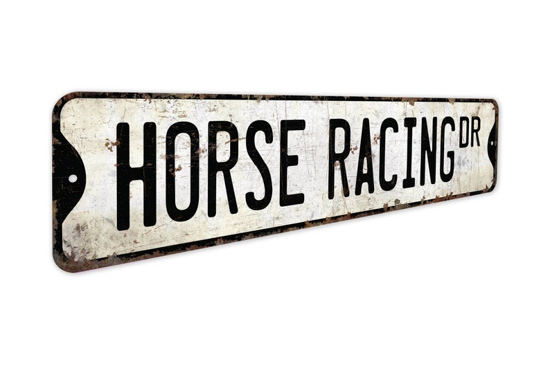 Horse Racing Sign - Horse Racing Game - Horse Racing Decor - Custom ...