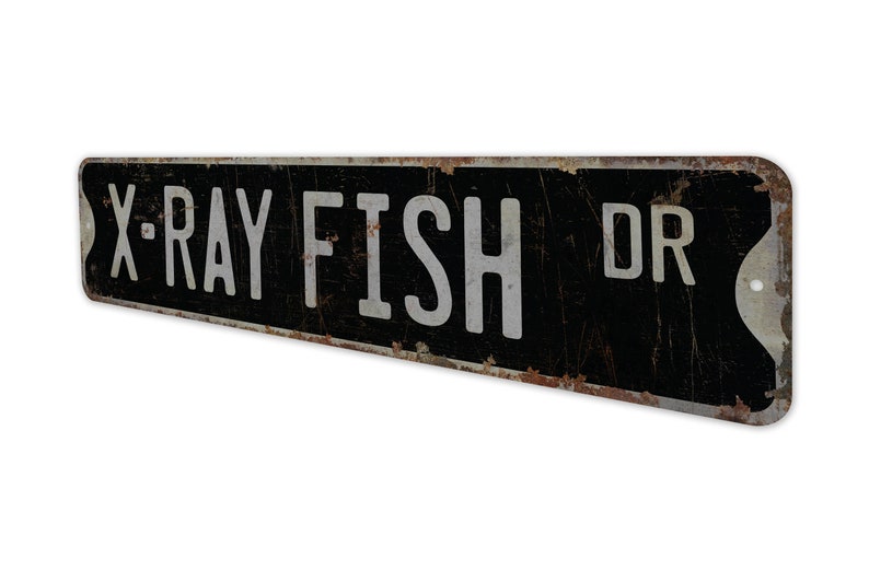 X-ray Fish - X-ray Fish Sign - X-ray Fish Decor - X-ray Fish Lover ...