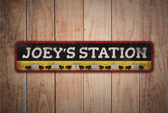 Police Station Sign Vintage Style Sign Police Station | Etsy