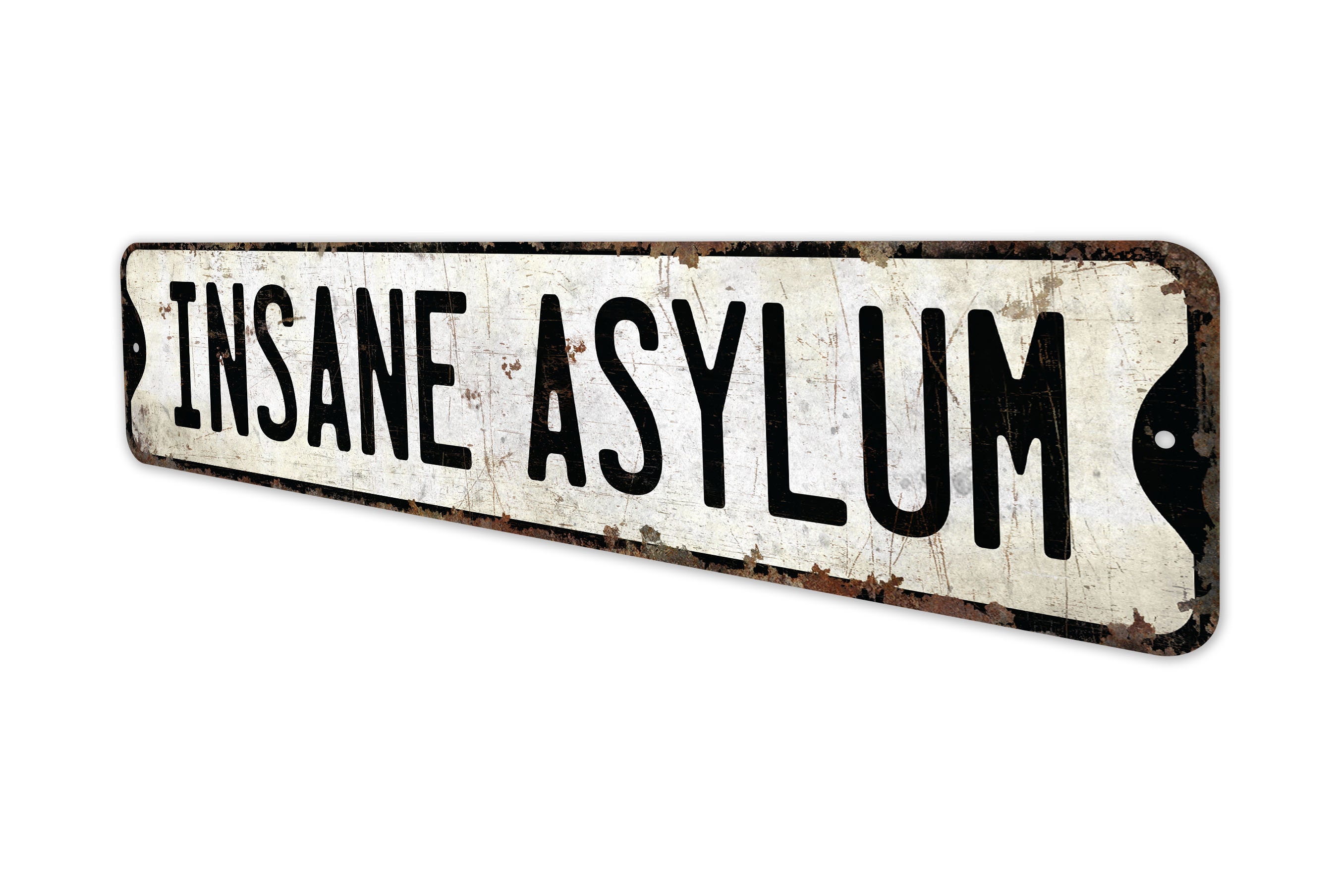 Insane Asylum - Insane Asylum Sign - Insane Asylum Decor - Vintage ...