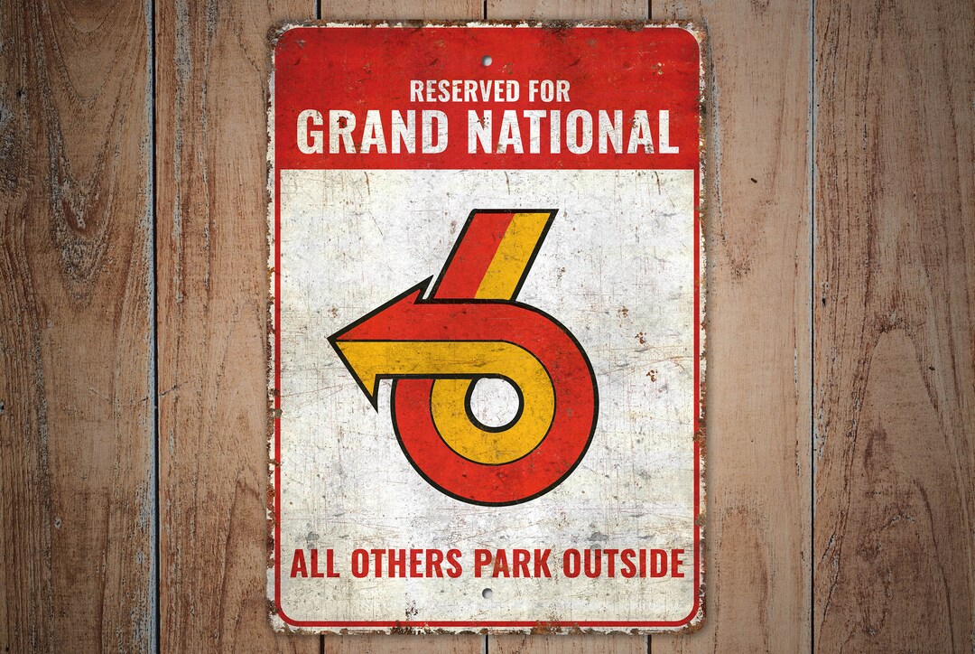 Parking Reserved Sign - Grand National Parking Sign - Parking Sign ...