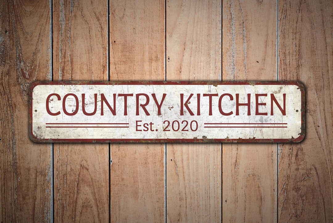 Country Kitchen Sign - Country Kitchen - Kitchen Sign - Kitchen Decor ...