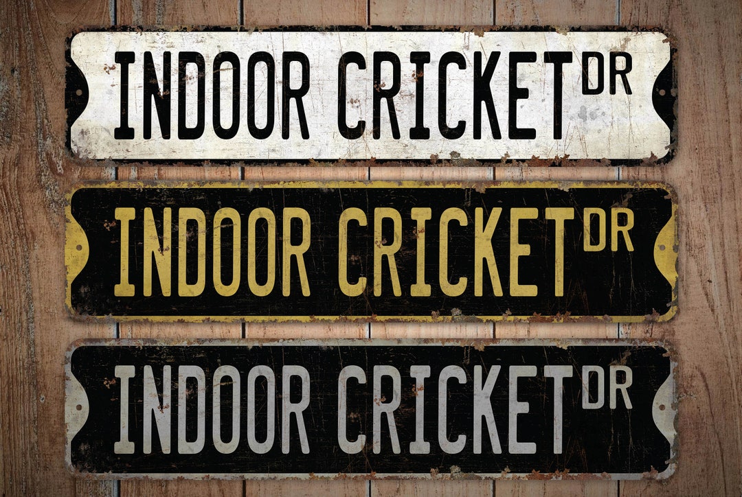 Indoor Cricket - Indoor Cricket Sign - Indoor Cricket Game - Indoor ...