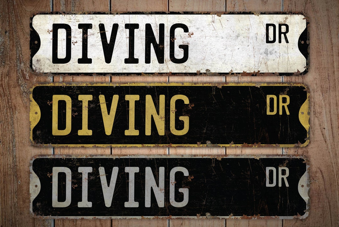 Diving - Diving Sign - Diving Decor - Custom Diving - Custom Style ...