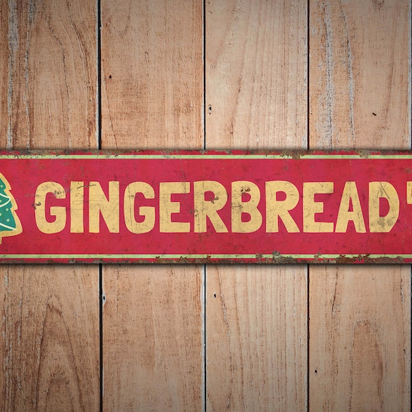 Gingerbread Sign - Etsy