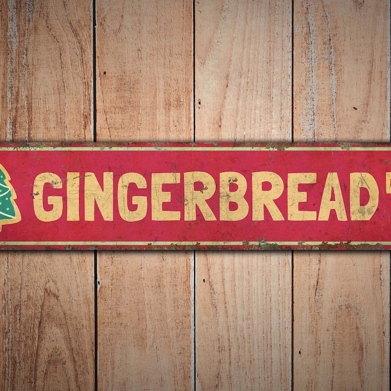 Gingerbread Sign - Etsy