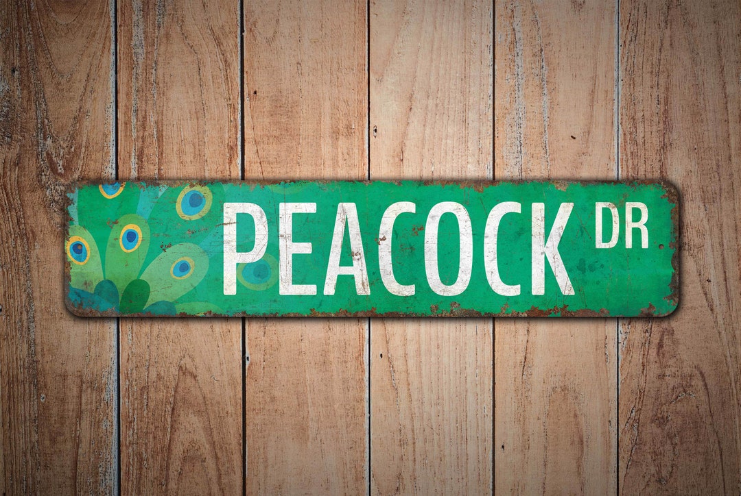 Peacock Peacock Lover Gift Peacock Lover Sign Peacock Sign Vintage ...