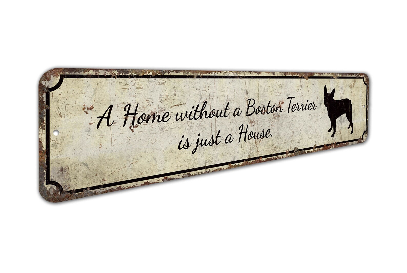 Boston Terrier Sign - Dog Lover Sign - Dog Guard Sign - Dog Lover Gift ...