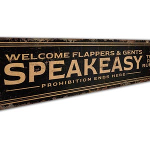 Speakeasy Sign - Rum Runner Sign - Beer Bar - Beer Bar Sign - Beer Bar ...