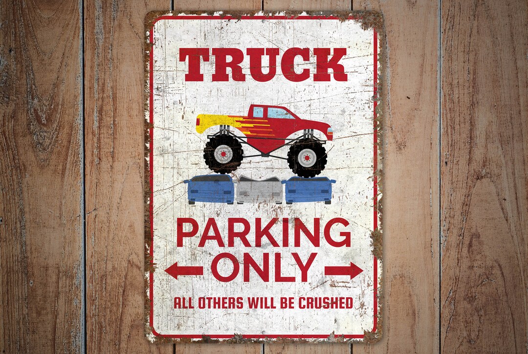 Truck Parking - Truck Parking Sign - Truck Parking Only - Parking Sign ...