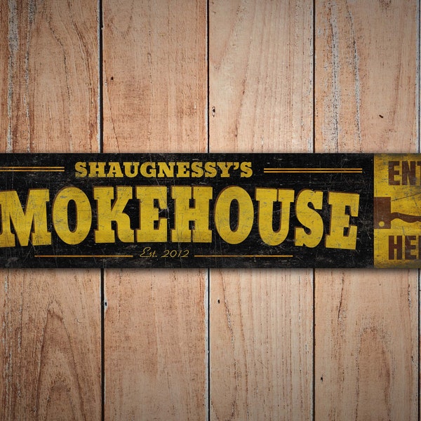 Smokehouse Sign - Etsy