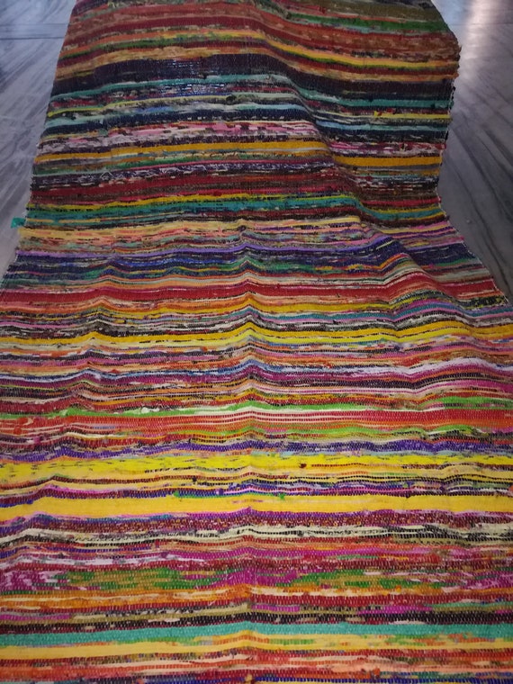 Chindi Rug Chindi Rag Kilim Rug Carpet Rug Chindi Rug Indian - Etsy