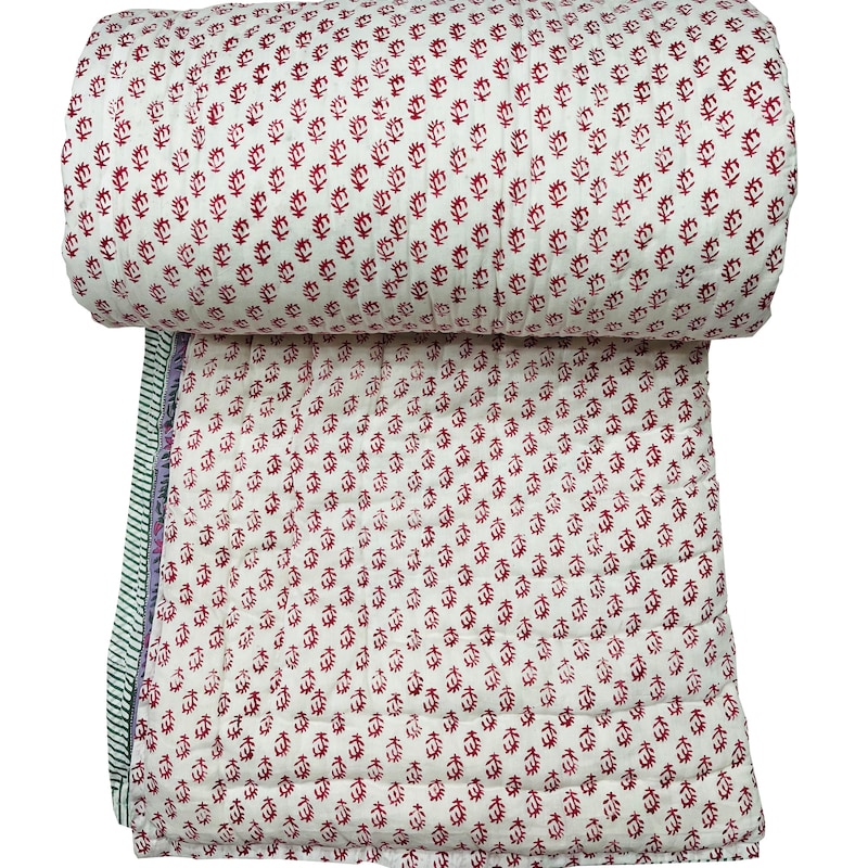 Block Print Quilt - Etsy