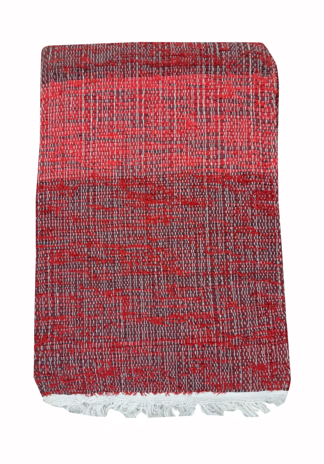Handwoven Cotton Rag Rug, Colorful Indian Sari Rug (4x6 FT) - Etsy
