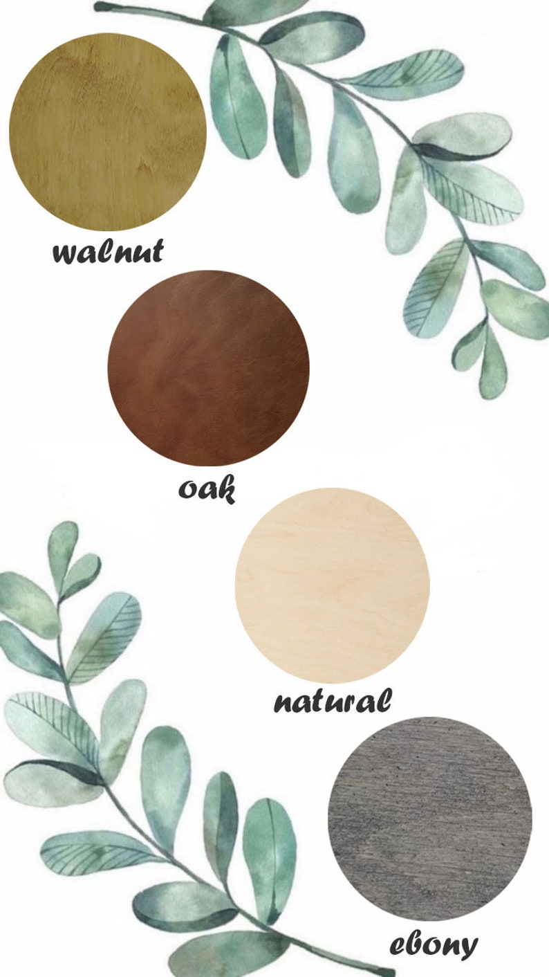 Custom Baby Girl Wooden Circle Name Signs First Middle Baby - Etsy