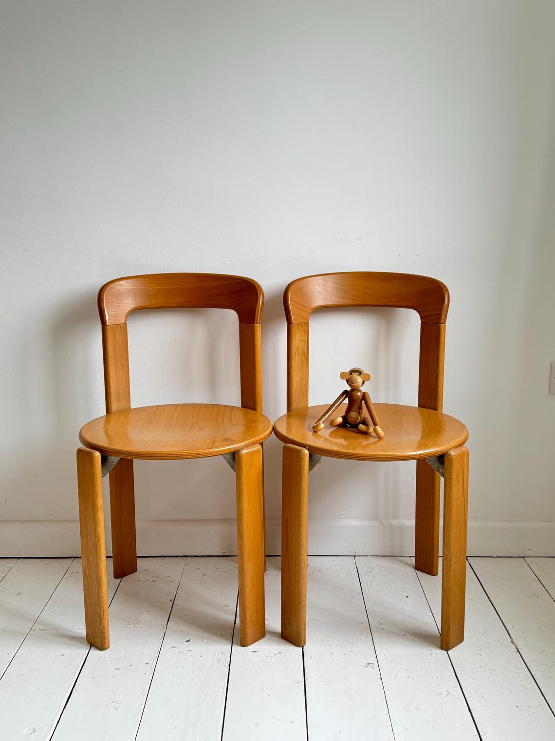Mid Century Bruno Rey Chairs X 2 - Etsy UK