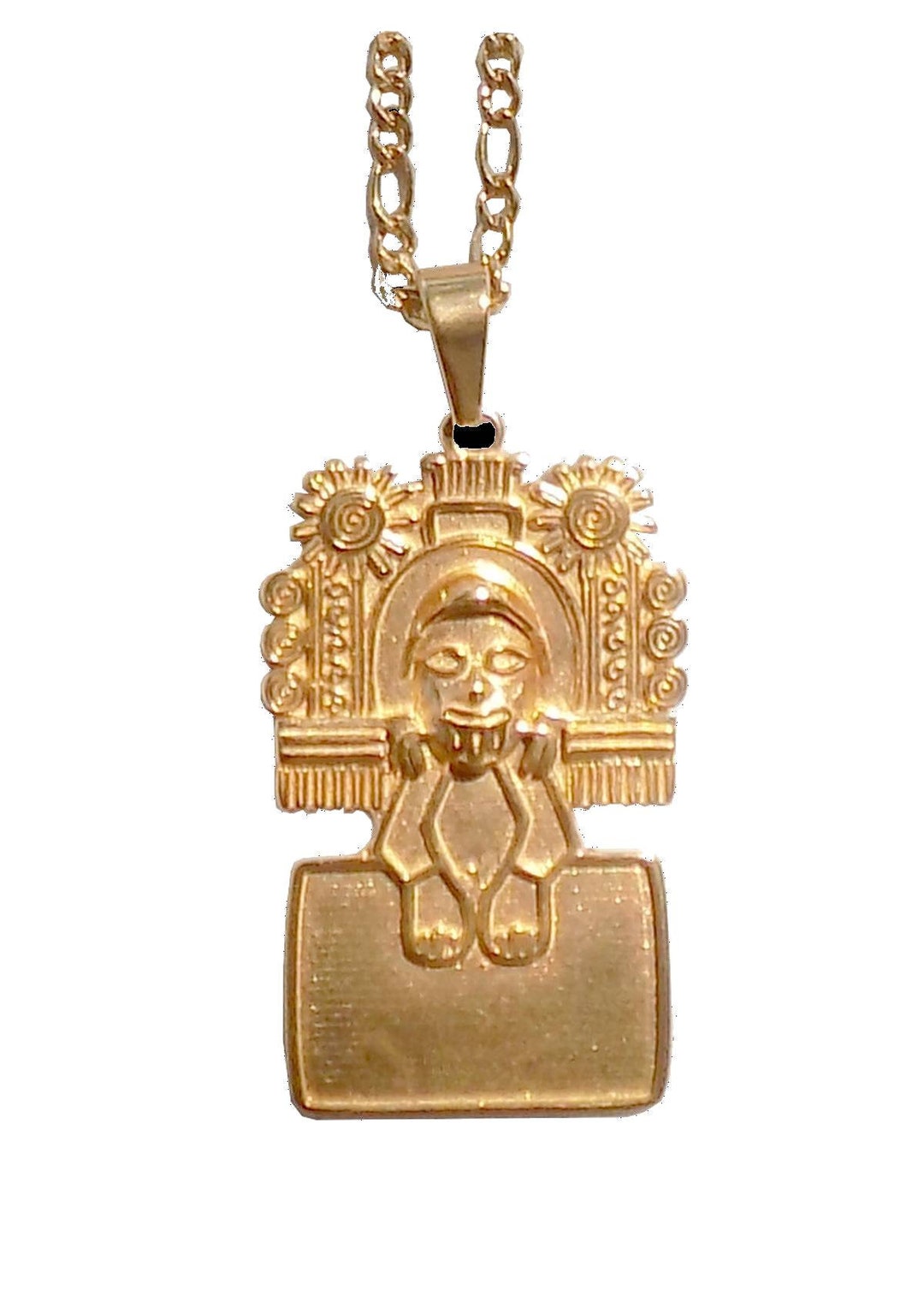 Rare Xipe Totec Aztec Mythology Pendant. god of Renewal. With Chain. - Etsy