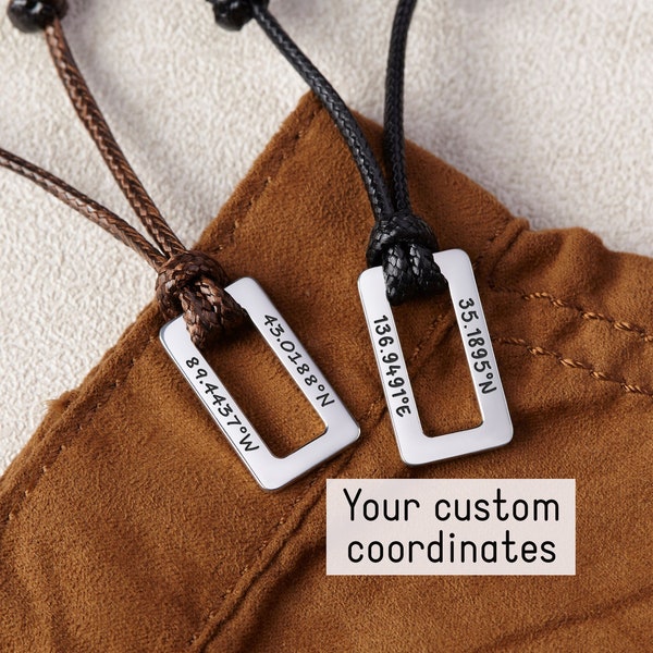 Coordinate Necklace - Etsy