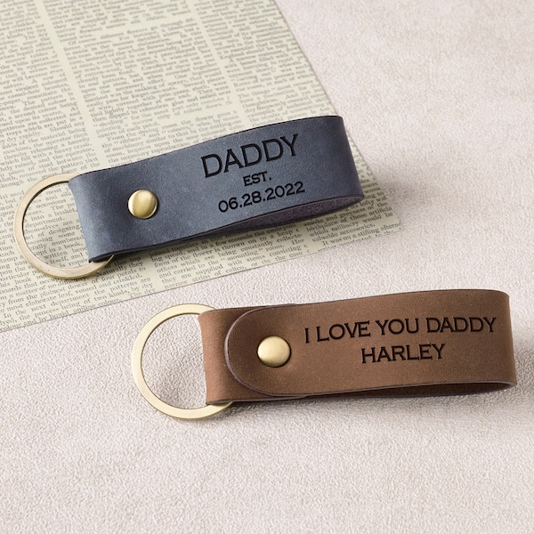 Dad Keychain - Etsy