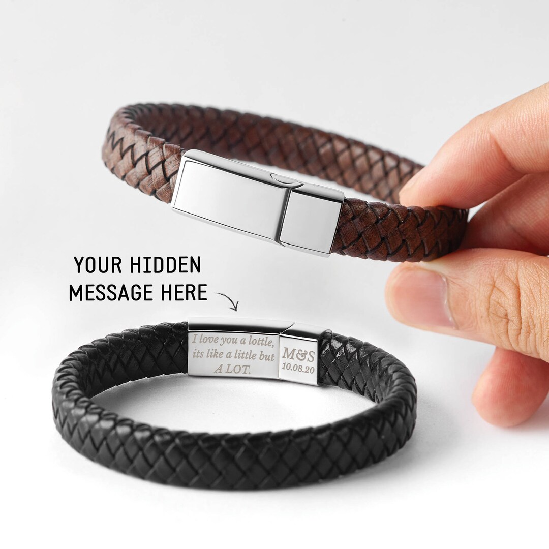 Hidden Message Jewelry, Personalized Message Bracelet,boyfriend ...