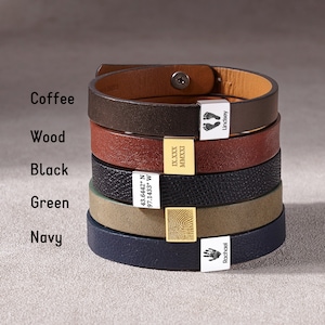 Initial Bracelet Men Couple Initials Bracelet Personalized - Etsy