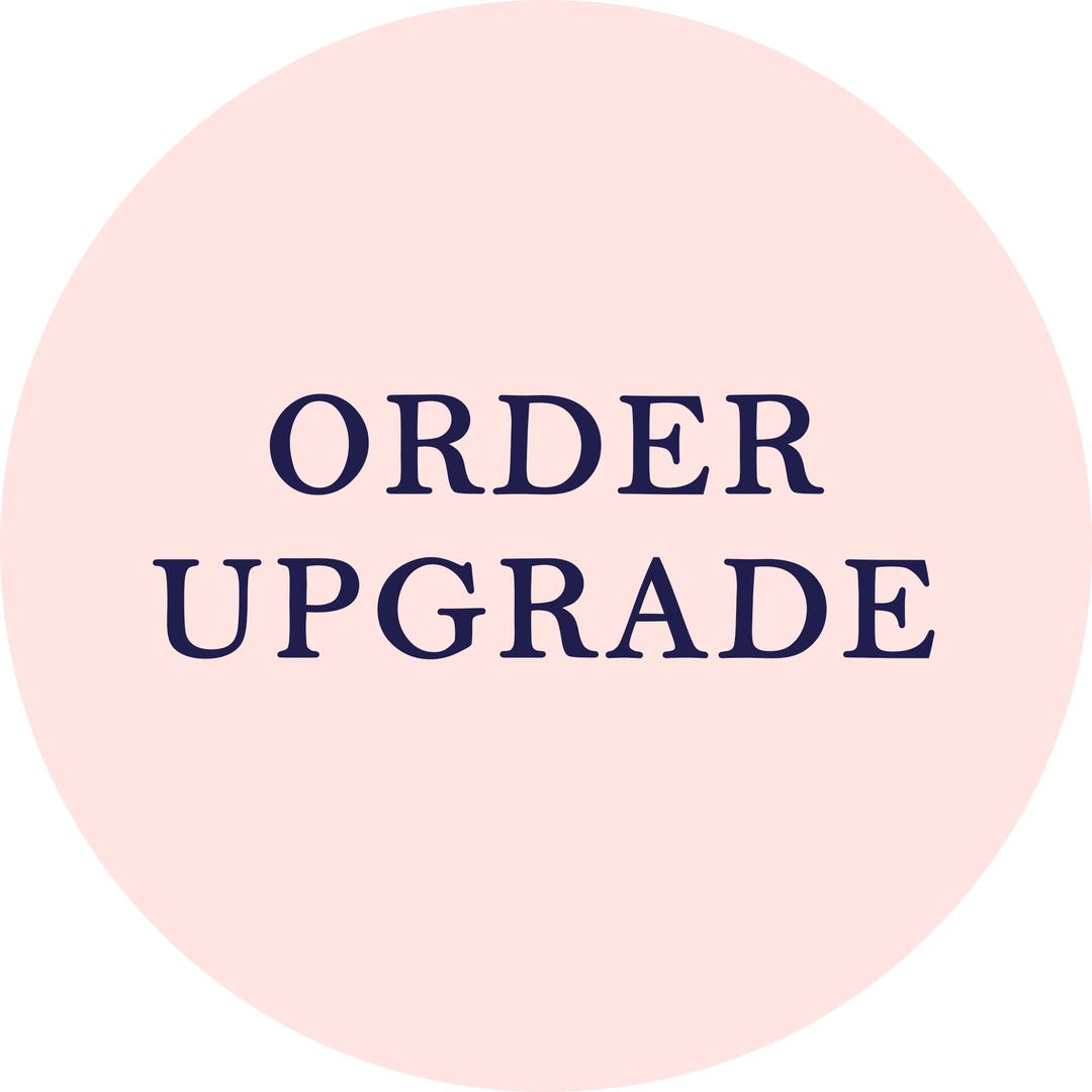 Add-on Order - Etsy