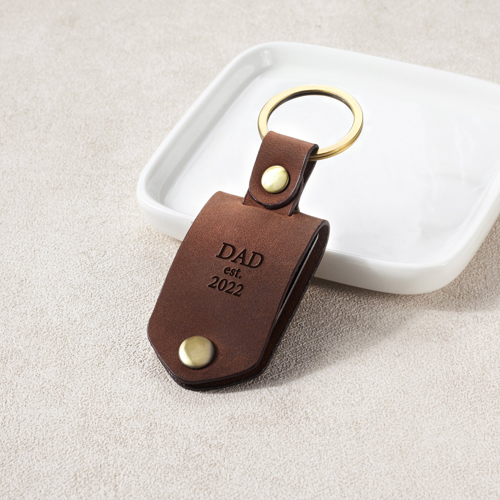 New Dad Keychain From Wife Baby Photo Keychain Keepsake Gift - Etsy