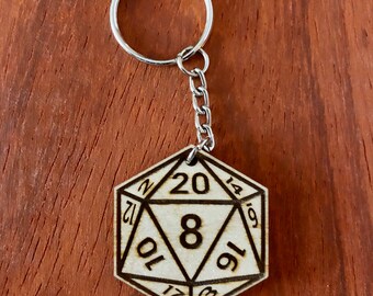 Dice keychain | Etsy