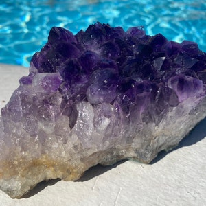 LARGE Saturated Grape Jelly Amethyst Specimen * Amazing SPECIAL Dark Purple Amethyst Cluster ...