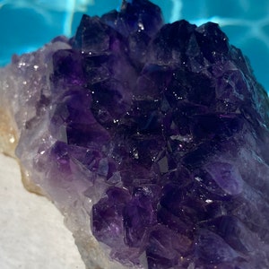 LARGE Saturated Grape Jelly Amethyst Specimen * Amazing SPECIAL Dark Purple Amethyst Cluster ...