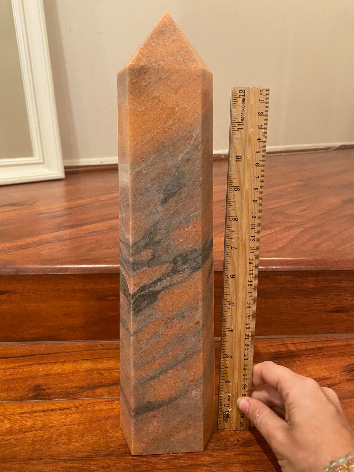 MASSIVE Sunstone Crystal Tower Amazing XL Sunstone Tower - Etsy UK