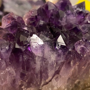 LARGE Saturated Grape Jelly Amethyst Specimen * Amazing SPECIAL Dark Purple Amethyst Cluster ...