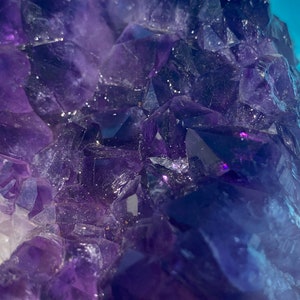 LARGE Saturated Grape Jelly Amethyst Specimen * Amazing SPECIAL Dark Purple Amethyst Cluster ...