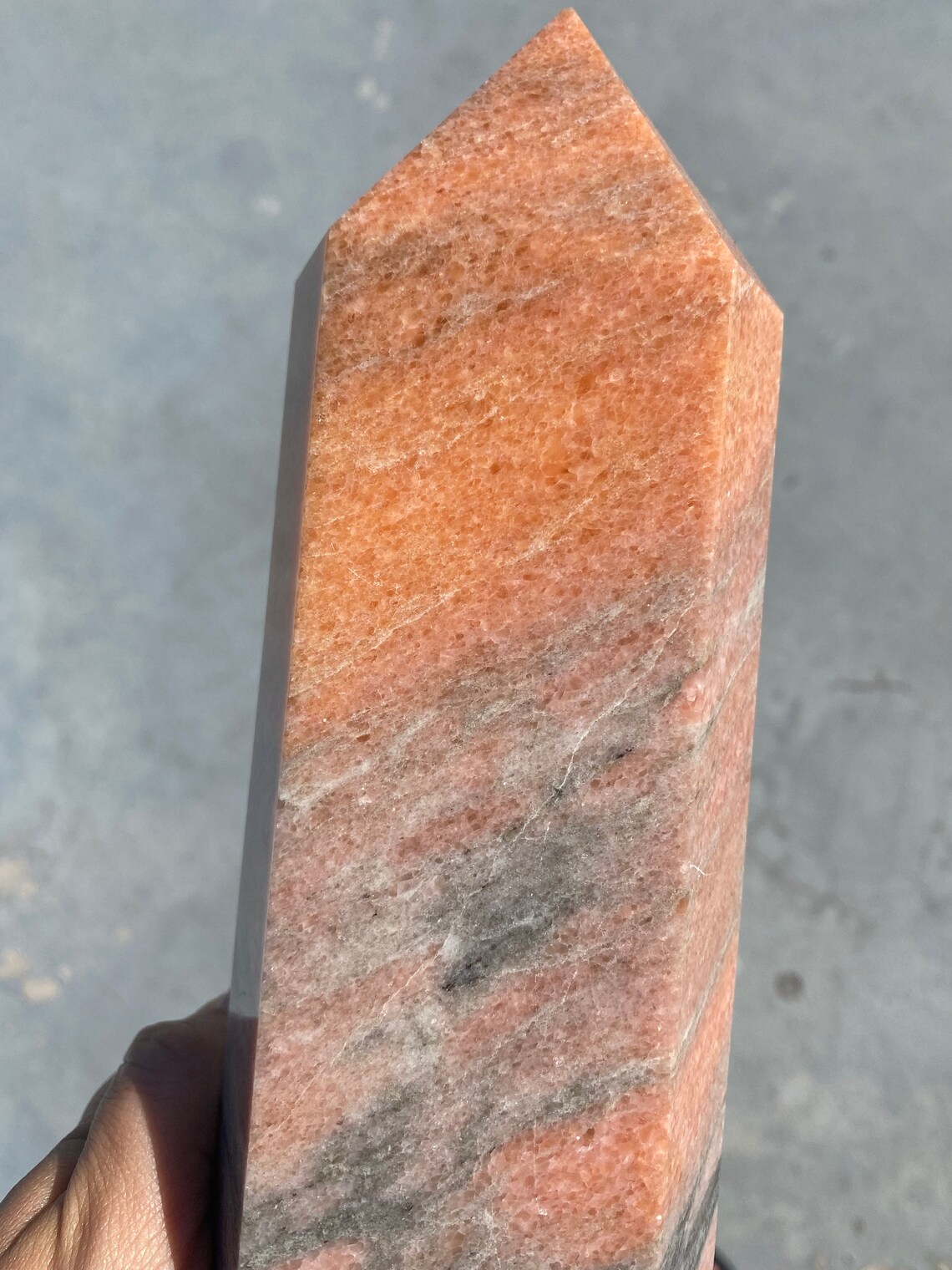 MASSIVE Sunstone Crystal Tower * Amazing XL Sunstone Tower * Crystal ...