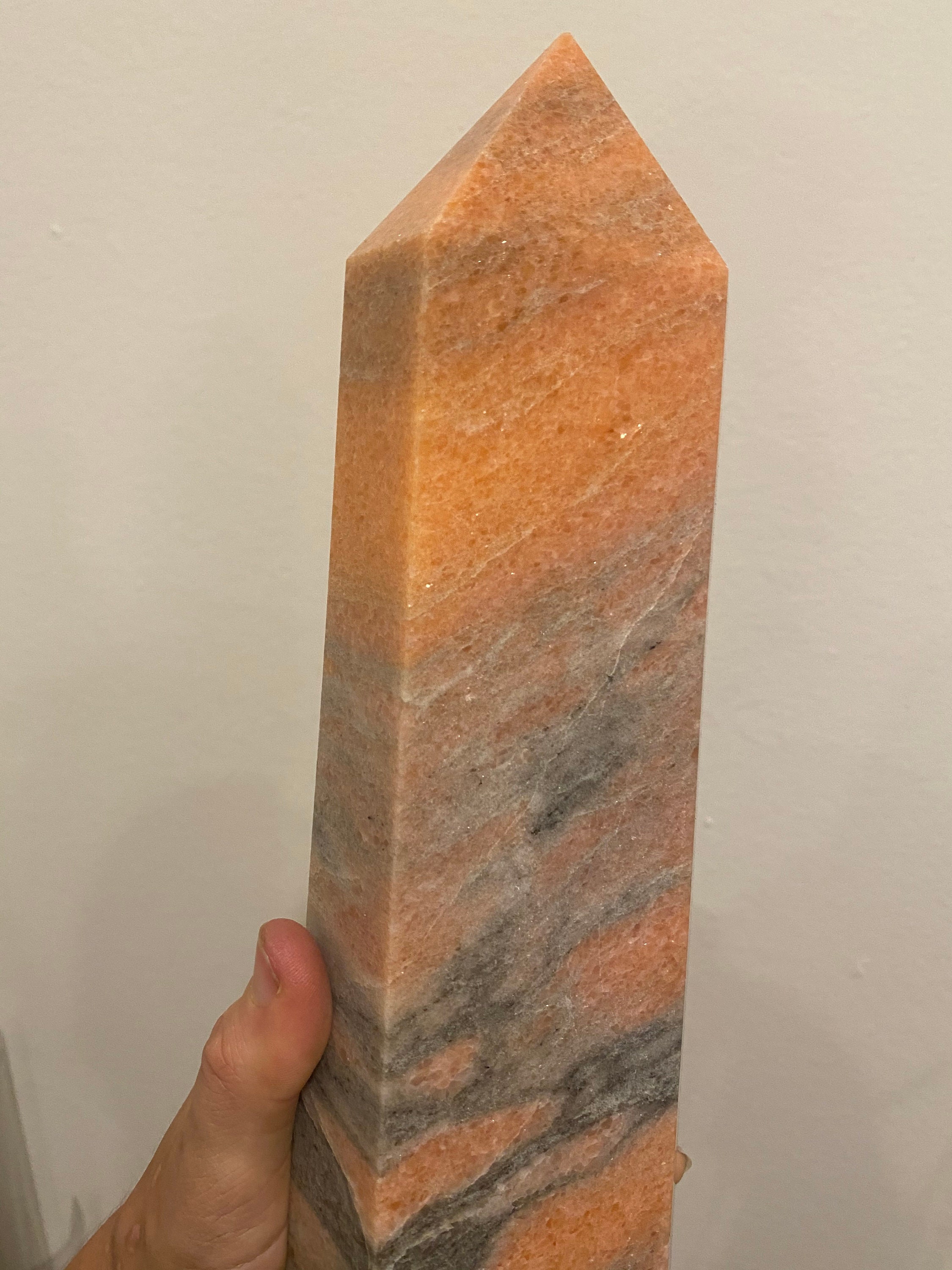 MASSIVE Sunstone Crystal Tower * Amazing XL Sunstone Tower * Crystal ...