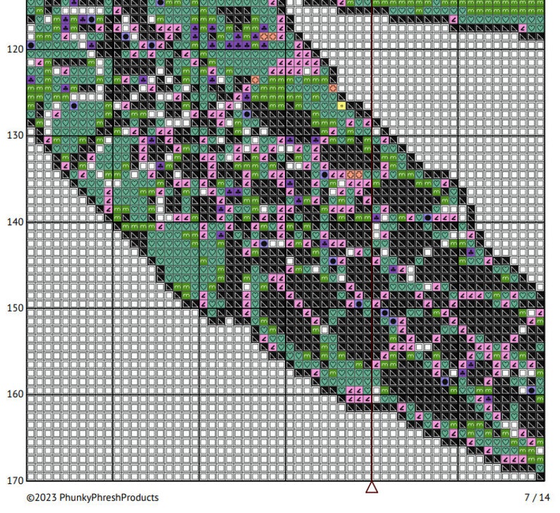 Sea Turtle - Counted Cross Stitch Pattern, 200x200, 15 DMC Colors Cross ...