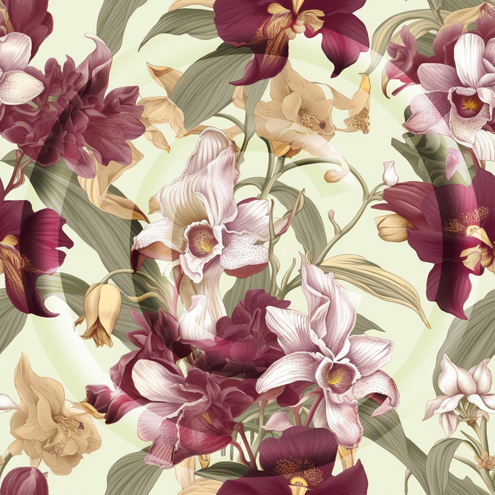 Orchid Pack I Pattern Pack - Seamless Surface Patterns for Textiles ...