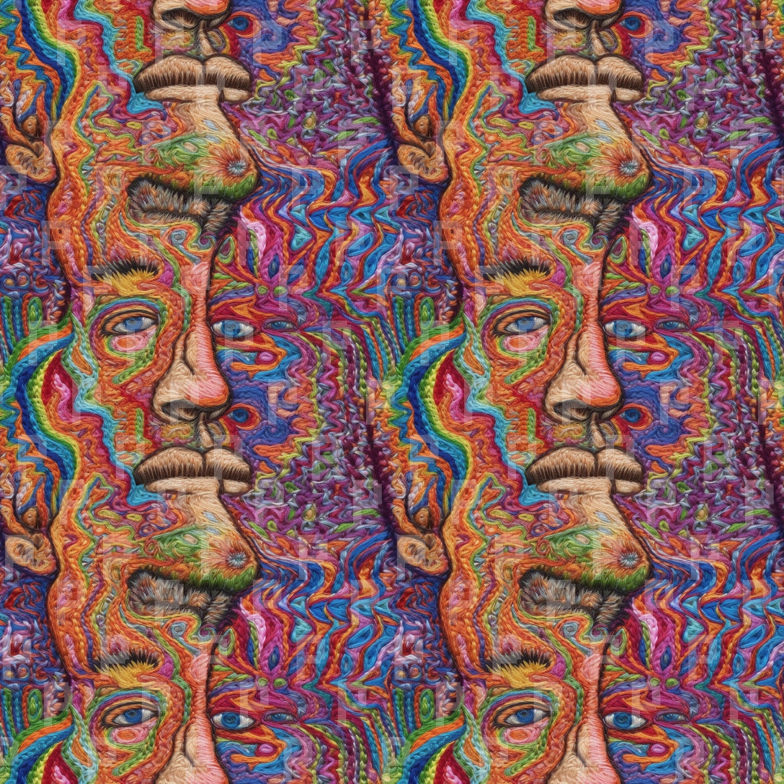 Psychedelic Experiences Embroidery Pattern Pack I - Seamless Surface ...