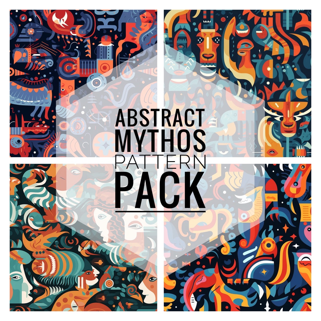 Abstract Mythos Pattern Pack - Seamless Surface Patterns - Etsy