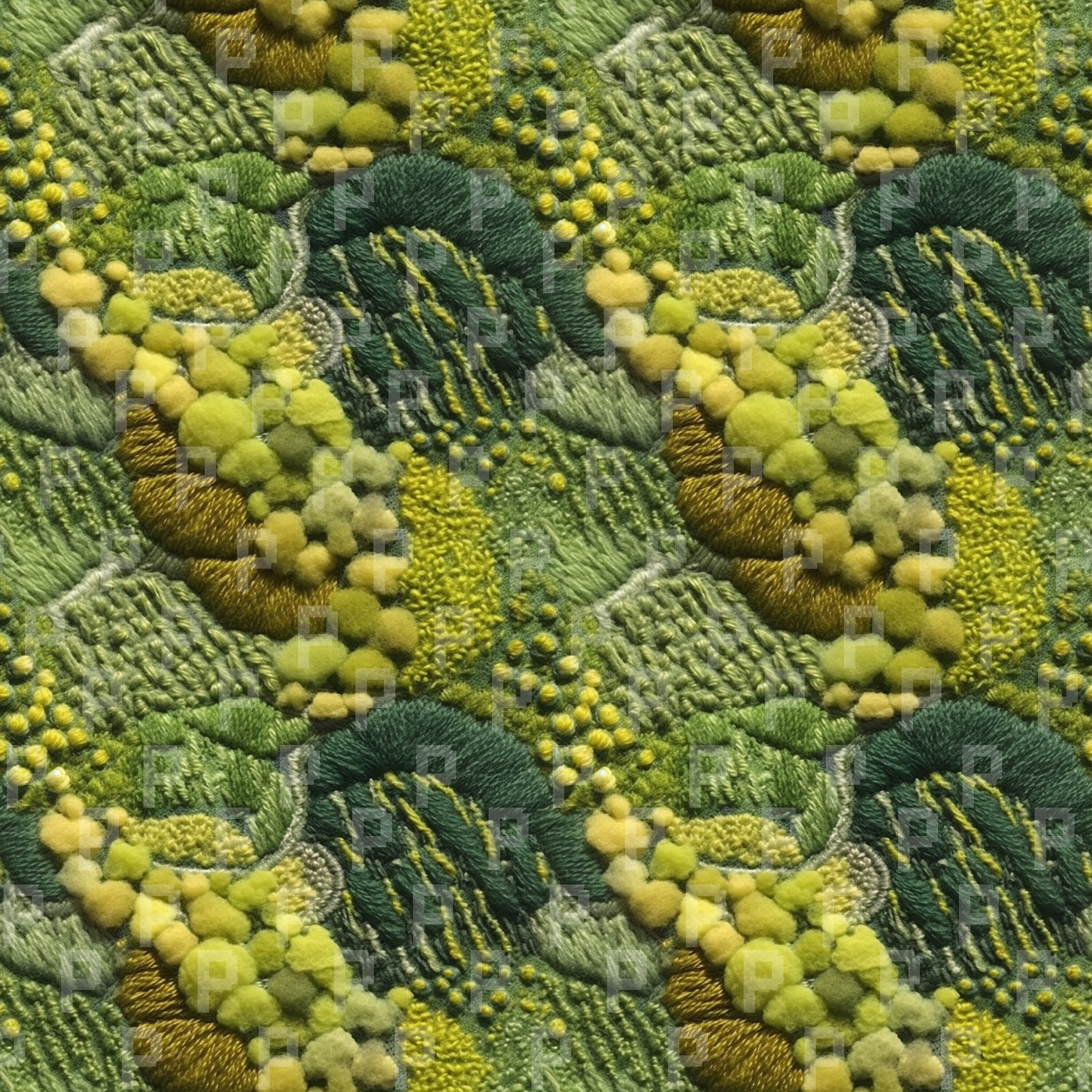 Moss Embroidery Pattern Pack I Seamless Surface Patterns for - Etsy ...