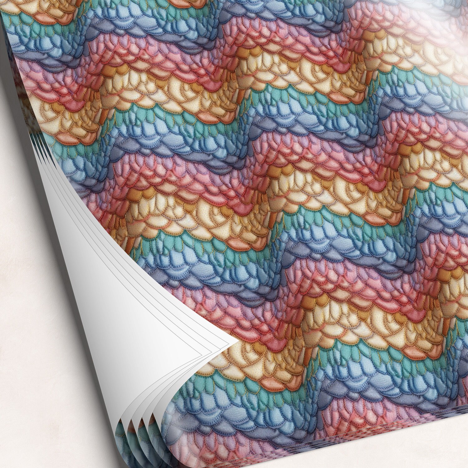 Dragon Scales Embroidery Pattern Pack I - Seamless Surface Patterns for ...