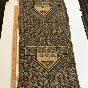 African Kuba Cloth With Images of Kuba Chief - Etsy