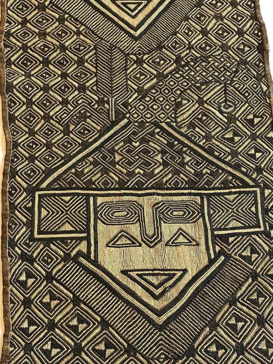 African Kuba Cloth With Images of Kuba Chief - Etsy