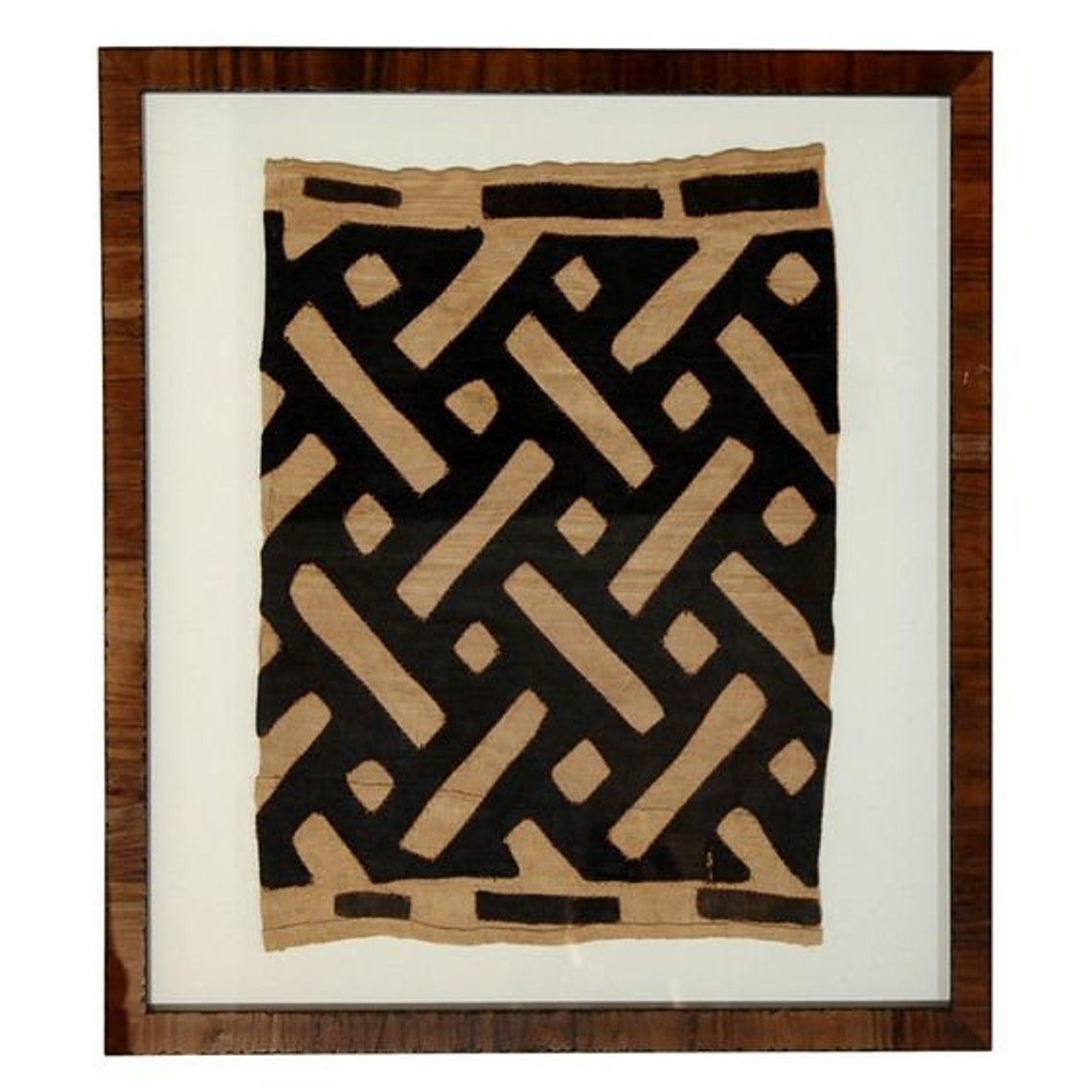 African Kuba Cloth With Images of Kuba Chief - Etsy