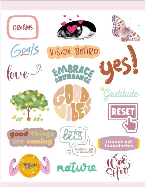 Vision Board Kit | Vision Board | Vision Board Party | Vision Board ...